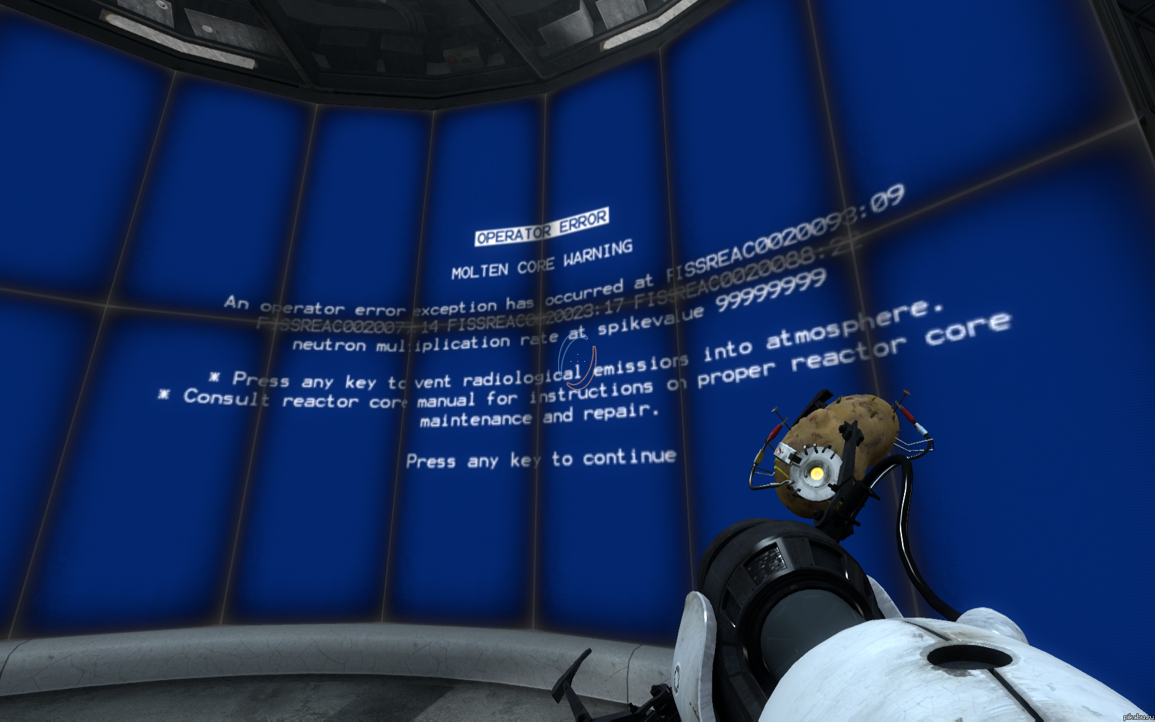 "BSOD" в Portal 2 | Пикабу