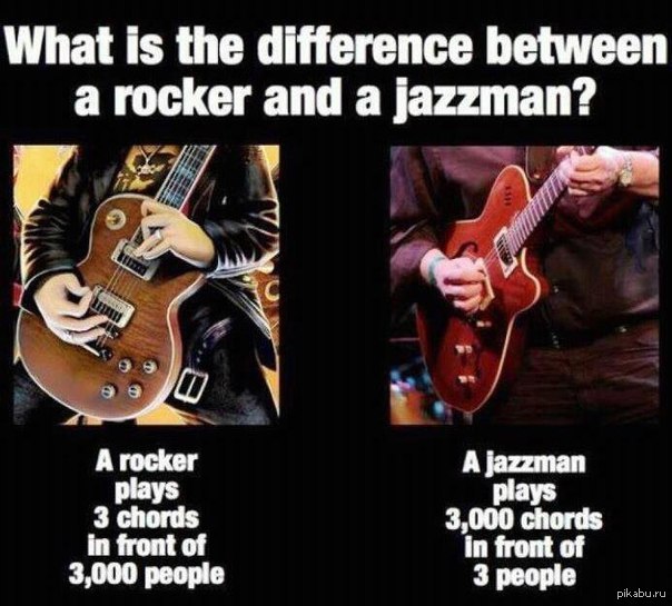 Rocker vs Jazzman | Пикабу