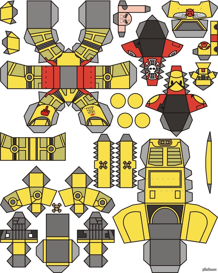 [PaperCraft] Angry Marines! | Пикабу