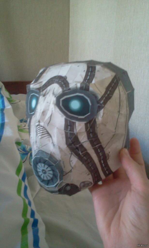 Маска Психа из Borderlands. | Пикабу