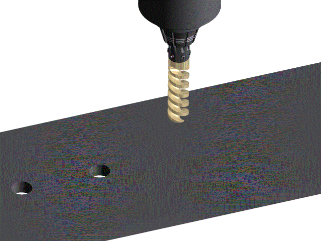 Цикличная гифка сверления отверстия | Пикабу