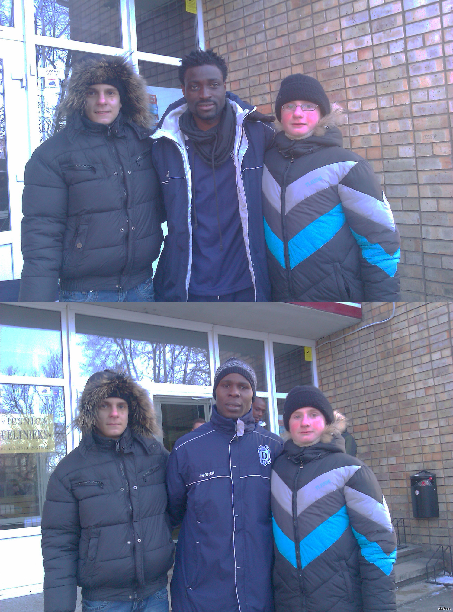 Чернокожие игроки футбольной команды FC Daugava! =) Решил поделиться ...