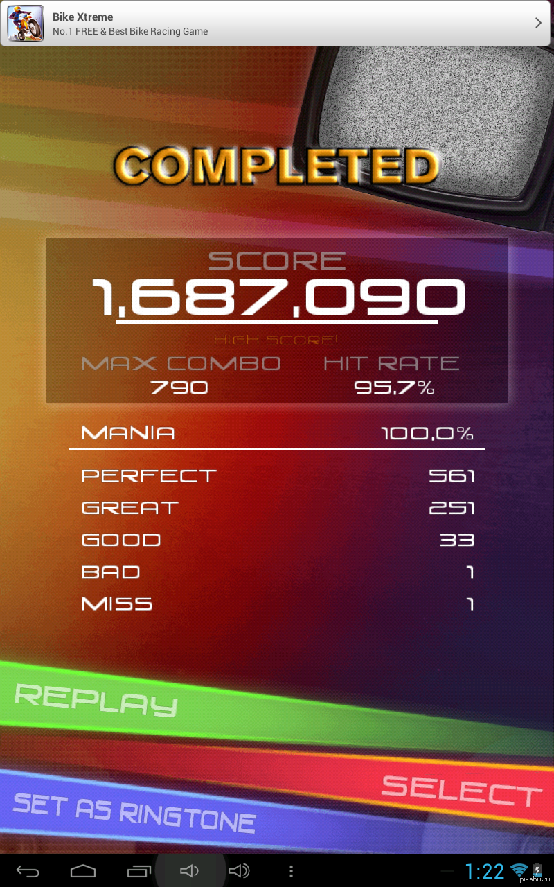 Мой рекорд в Music Hero | Пикабу